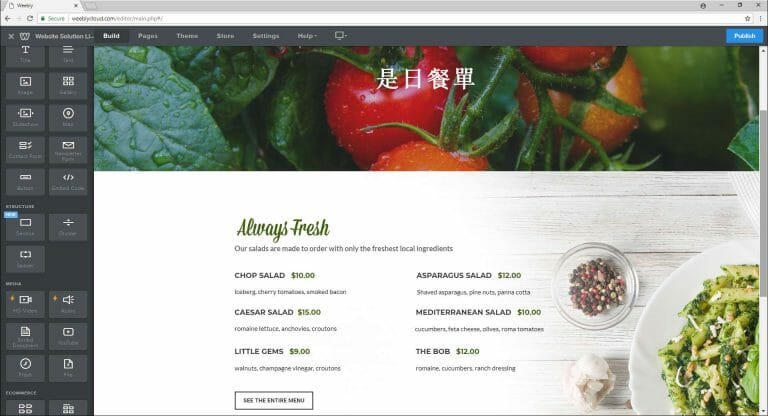 Weebly Website Builder - Weebly 网页设计工具 - Website Solution