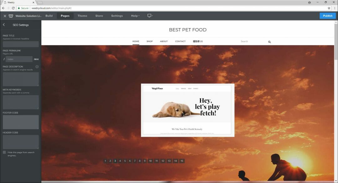Weebly Website Builder - Weebly 网页设计工具 - Website Solution